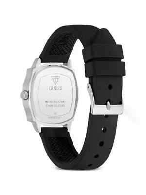 Guess Crystal Embellished Watch With Mother-of-pearl Dial