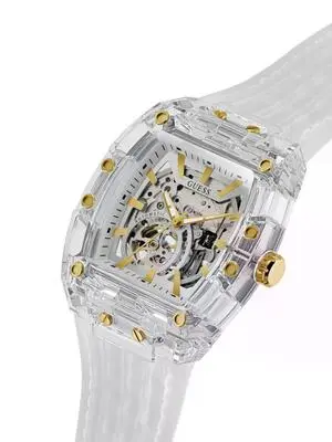 Guess Phoenix 42mm Automatic Watch - Silver