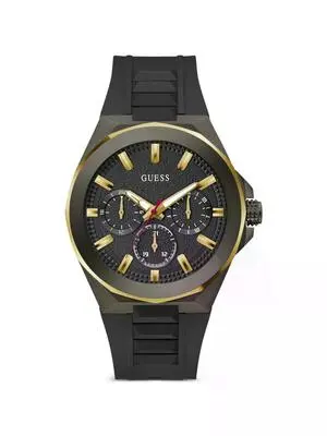 Guess Logo-detail 46mm Watch - Black