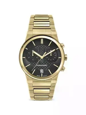 FERRAGAMO Sapphire Chronograph Watch - Black