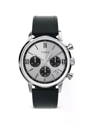 Timex® Marlin Chronograph 40mm Watch - Silver