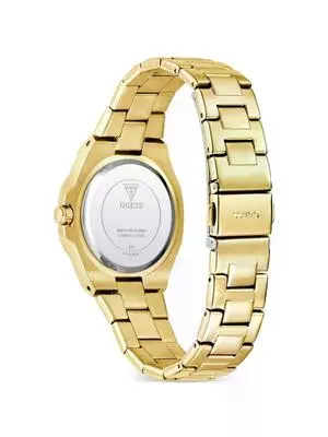 Guess Contessa 34mm Watch With Crystal-embellished Bezel