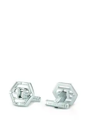 Philipp Plein Plein Icon Hexagon Cufflinks