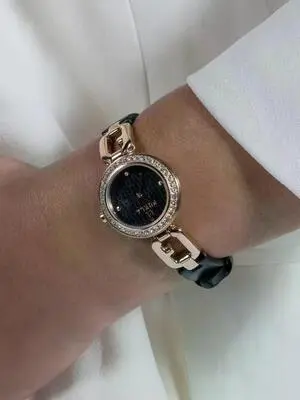 Furla Arco Chain 28mm Watch With Crystal Embellished Bezel