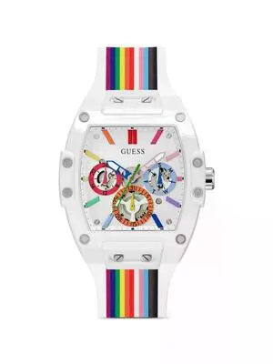 Guess Gt Phoenix 43mm Chronograph Watch - White