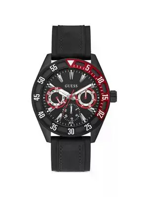 Guess Letterman 44mm Watch - Black