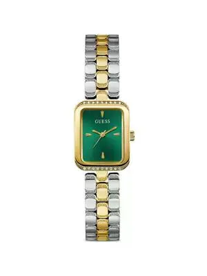 Guess Rectangle 22mm Watch - Green