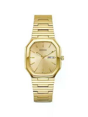 Guess Rectangle Case 35mm Watch - Gold