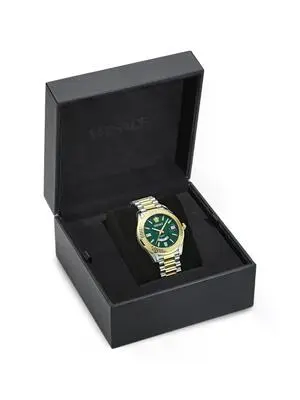 Versace Apodis 42mm Watch With Dial And Two-tone Bracelet