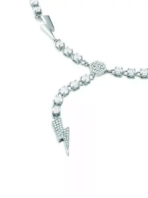 Philipp Plein Vanity Necklace With Crystal Embellishment