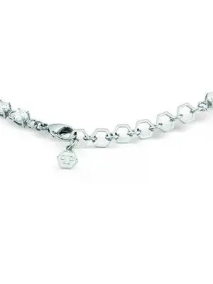 Philipp Plein Vanity Necklace With Crystal Embellishment