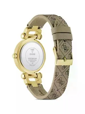Guess Ginger 30mm Watch With -tone Dial - Gold