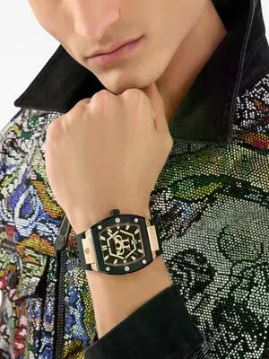 Philipp Plein Hexagon Phantom 44mm Watch - Black