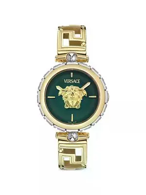 Versace Medusa Jewel 34mm Watch - Green