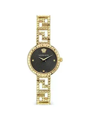 Versace Logo-detail 28mm Watch - Black