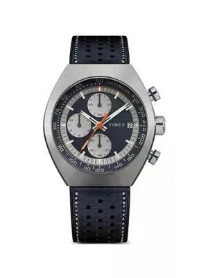 Timex® Legacy Tonneau Chronograph 42mm Watch - Blue