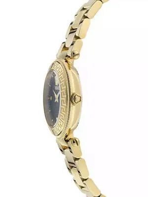 Versace Revive Petite 30mm Watch With Greca-engraved Bezel