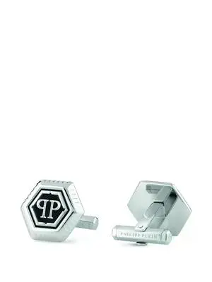 Philipp Plein Icon Hexagon-logo Cufflinks