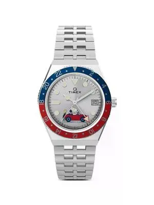 Timex® X Peanuts Logo-detail Watch - Silver