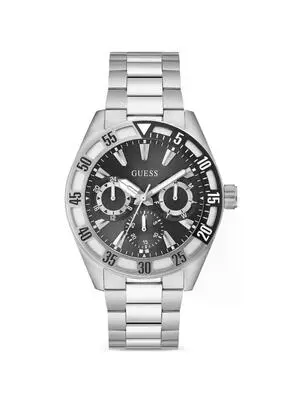 Guess Logo-detail 44mm Watch - Black