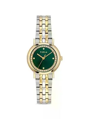 Furla Easy Shape Crystal-embellished 32mm Watch - Green