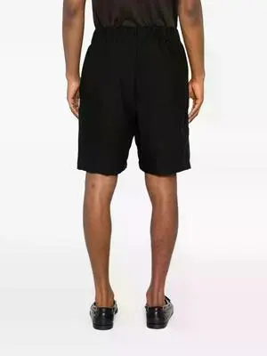 HOSIO Pleated Elasticated-waist Shorts