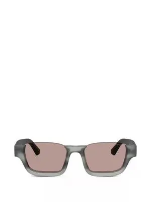 Emporio Armani Rectangle-frame Sunglasses - Grey