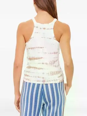 The Upside Tie-dye Ribbed Tank Top - Neutrals