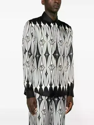 Amiri Graphic-print Silk Shirt