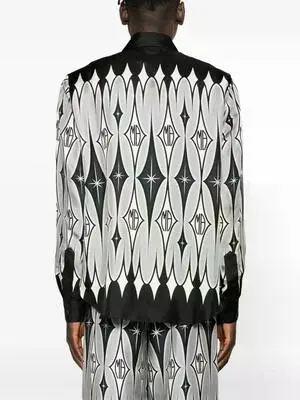 Amiri Graphic-print Silk Shirt