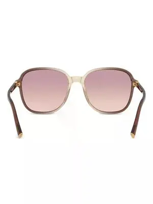 Miu Miu Gradient Square Frame Sunglasses
