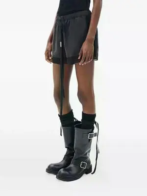 ANN DEMEULEMEESTER Lace-border Shorts