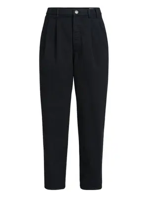 Brunello Cucinelli Tailored Cotton Trousers - Black