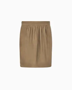 Giorgio Armani Archivio Ss1990 Draped Wrap-effect Skirt