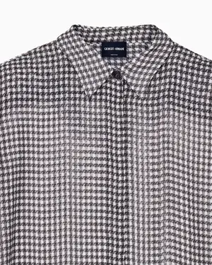 Giorgio Armani Archivio Ss1983 Houndstooth Shirt