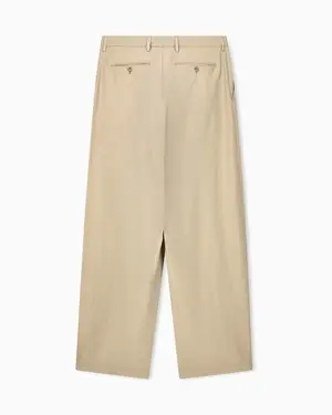 Giorgio Armani Archivio Double-pleat Wide-leg Trousers