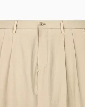 Giorgio Armani Archivio Double-pleat Wide-leg Trousers