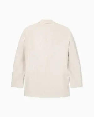 Giorgio Armani Archivio Ss1990 Double-breasted Shawl Lapel Jacket - Beige