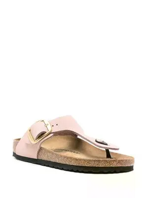BIRKENSTOCK Gizeh Suede Slides - Pink