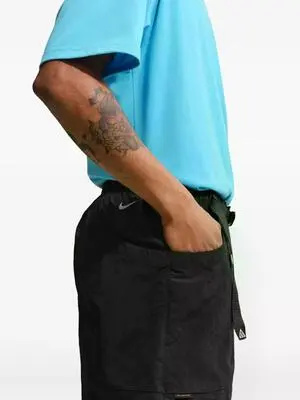 Nike Belted Shorts With Crinkled Texture