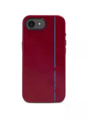 PIQUADRO Magsafe Leather Phone Cover - Red