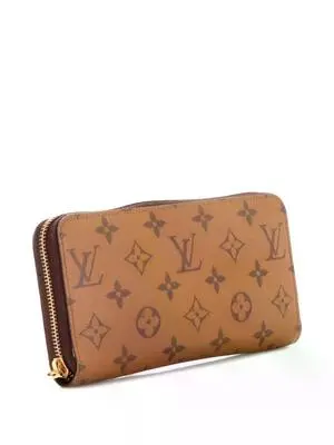 LOUIS VUITTON Zippy Wallet Reverse Monogram Canvas Small Wallets