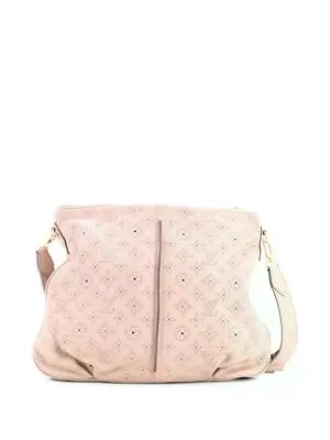 LOUIS VUITTON Mahina Leather Selene Pm Hobo Bag