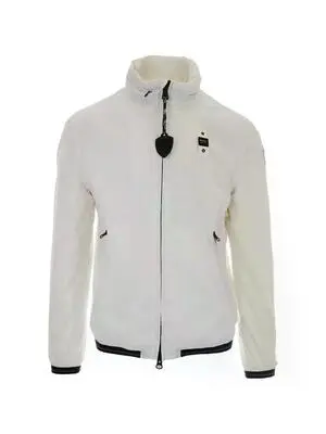BLAUER. Dimock Logo-patch Zip-up Jacket