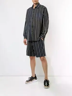 PORTS V Two Tone Striped Shirt
