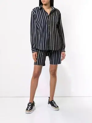 PORTS V Two Tone Striped Shirt