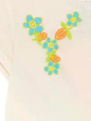 YANYAN Embroidered Crewneck T-shirt
