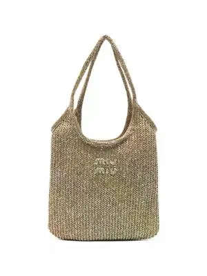 Miu Miu Sequin-embellished Shoulder Bag