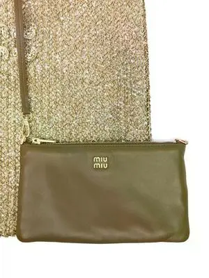 Miu Miu Sequin-embellished Shoulder Bag