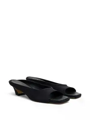 SYSTEM Curvea Open-toe Sculptural Heel Sandals